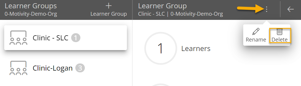 Learner Groups